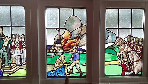 Westhoughton Mill Stained Glass and Plaque – Leenie Brown
